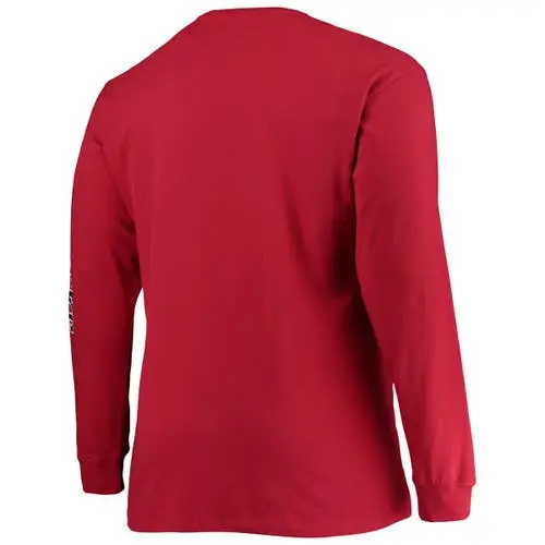 Champion Arkansas Razorbacks Big & Tall 2-hit Long Sleeve T-shirt - Cardinal