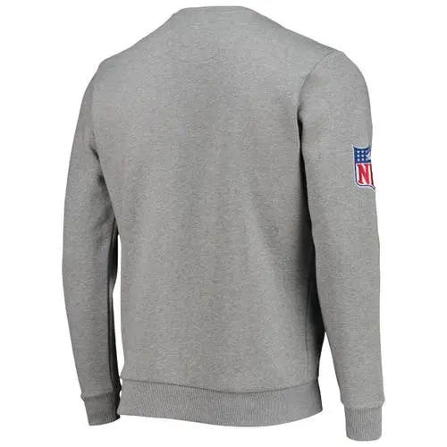 STARTER New Orleans Saints Locker Room Throwback End Zone Pullover Sweatshirt