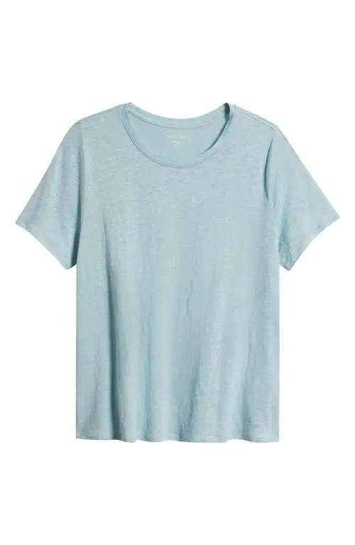 Eileen Fisher Organic Linen Crewneck T-shirt - Breeze