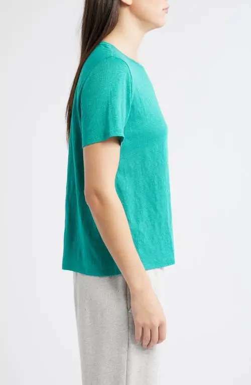 Eileen Fisher Organic Linen Crewneck T-shirt - Sstar
