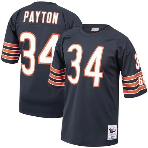 Mitchell & Ness Walter Payton 1985 Chicago Bears Authentic Throwback Jersey - Navy