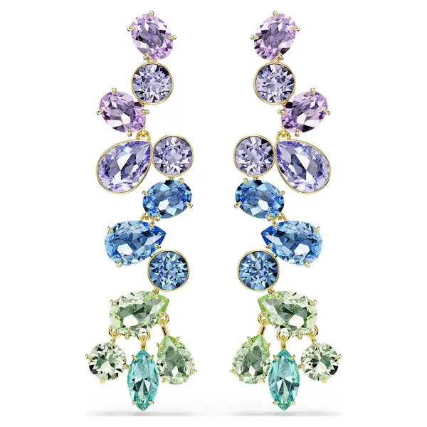 SWAROVSKI Gema Drop Earrings With Crystal Embellishments - Multicolored