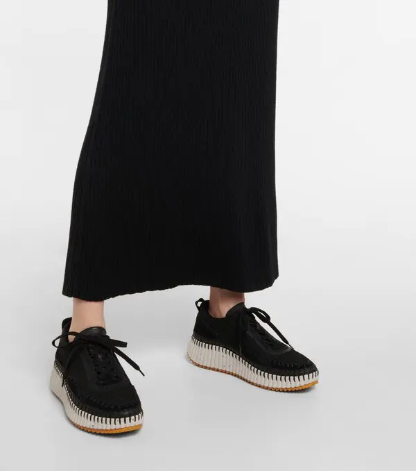 Chloé Nama Sneakers - Black
