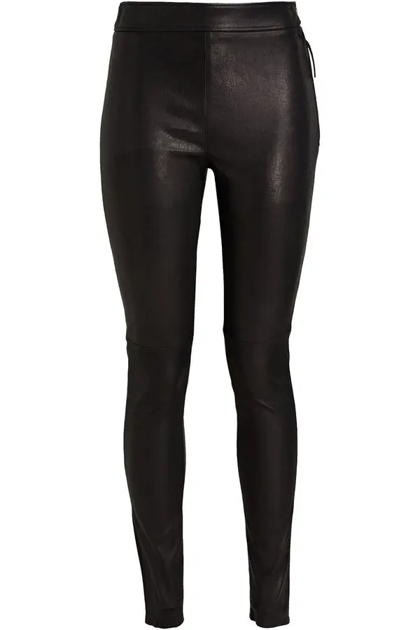 Roberto Cavalli Leather Skinny Pants
