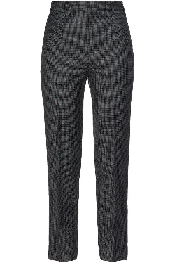 MAISON MARGIELA Prince Of Wales Checked Wool Slimleg Pants - Slate Blue