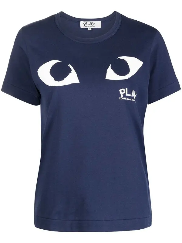 Play Comme Des Garcon Eye-print T-shirt