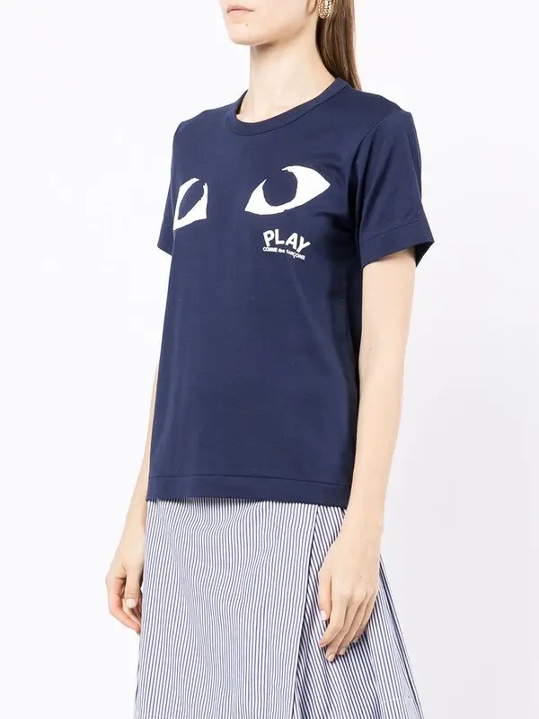 Play Comme Des Garcon Eye-print T-shirt