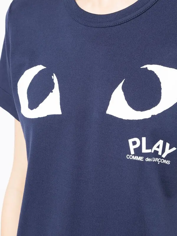 Play Comme Des Garcon Eye-print T-shirt