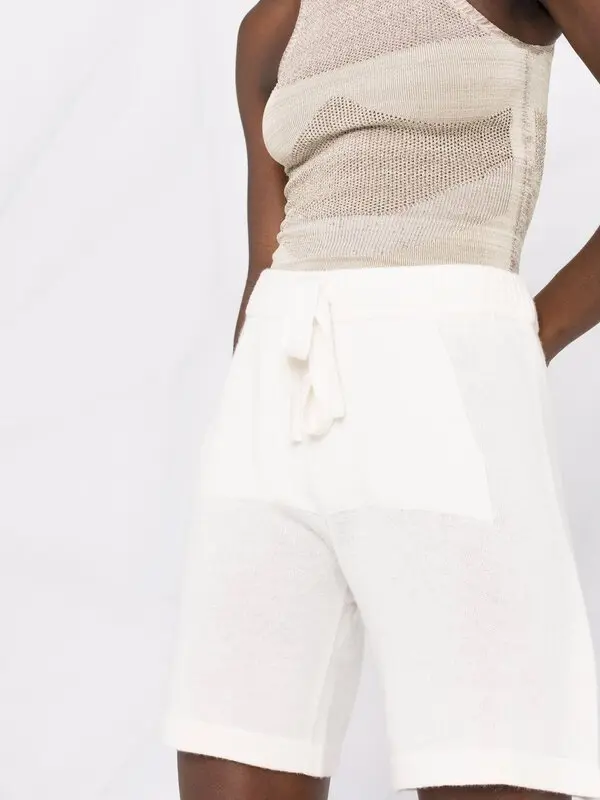 P.a.r.o.s.h Knitted Shorts - White