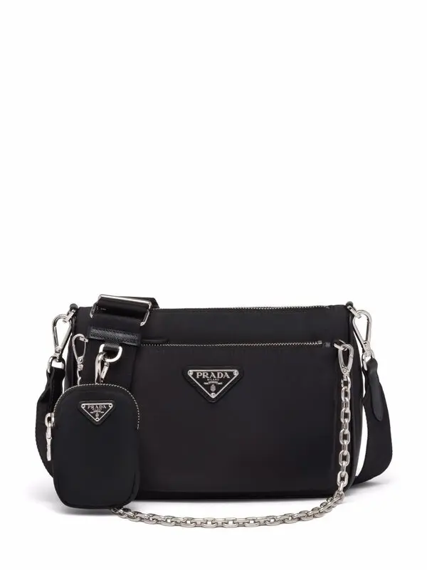 Prada Re-Nylon Shoulder Bag - Black | Editorialist