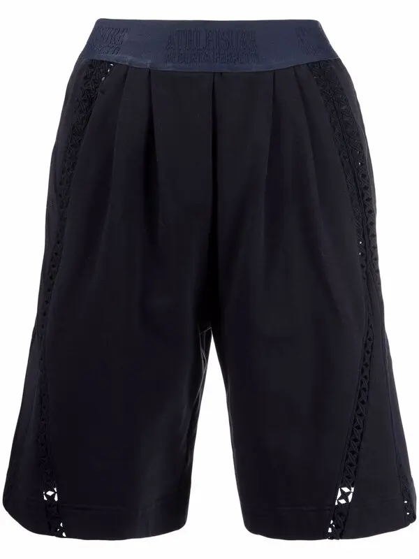 Alberta Ferretti Cut-out Detail Shorts