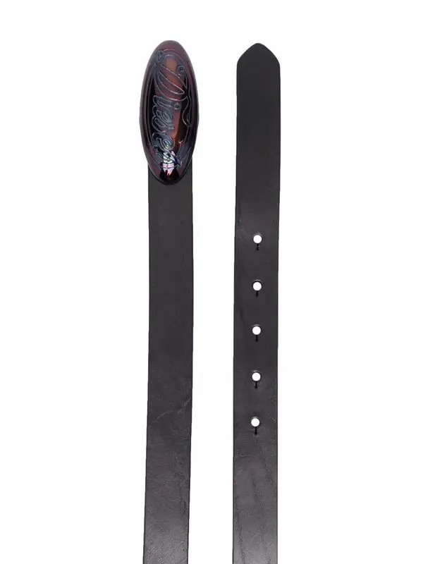 DIESEL® Logo-buckle Belt