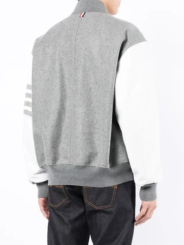Thom Browne 4-bar Stripe Bomber Jacket