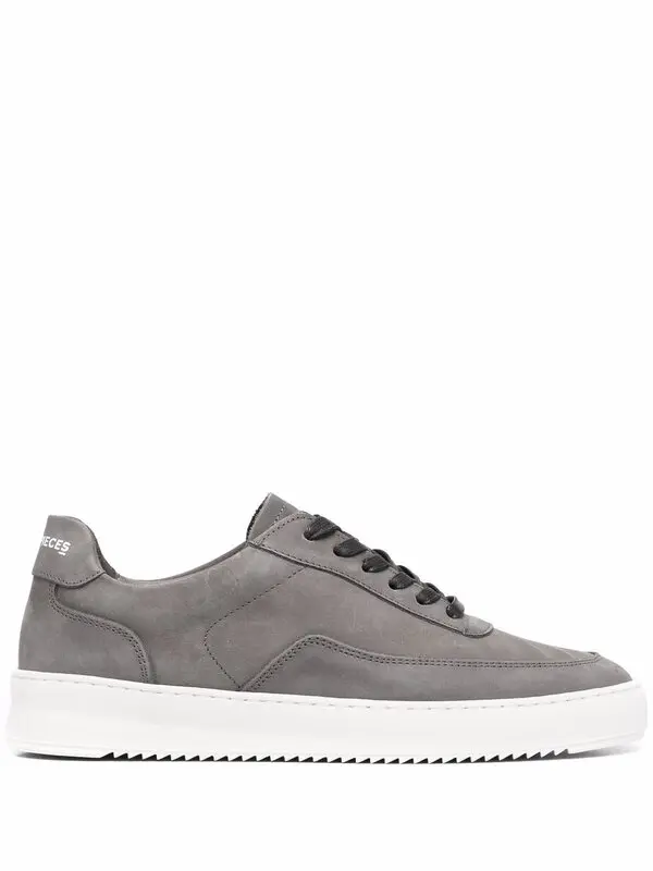 Filling Pieces Leather Low-top Sneakers - Grey