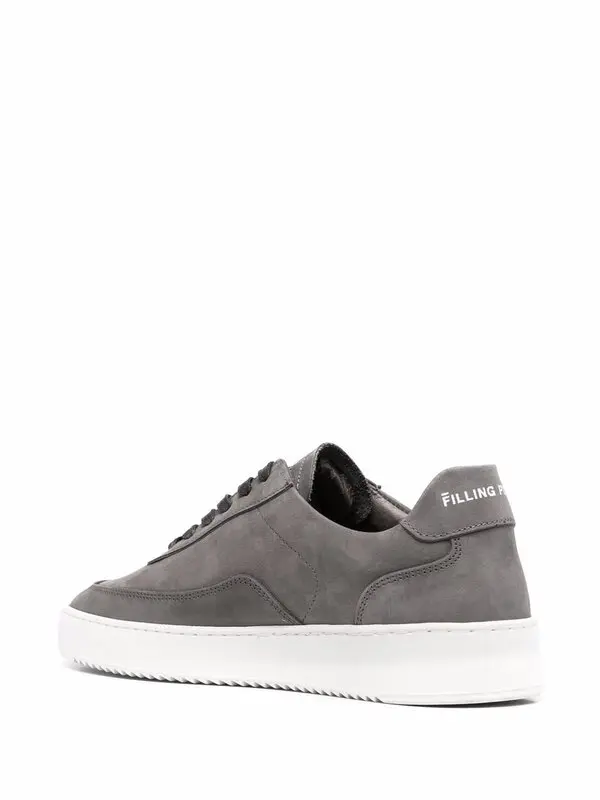 Filling Pieces Leather Low-top Sneakers - Grey