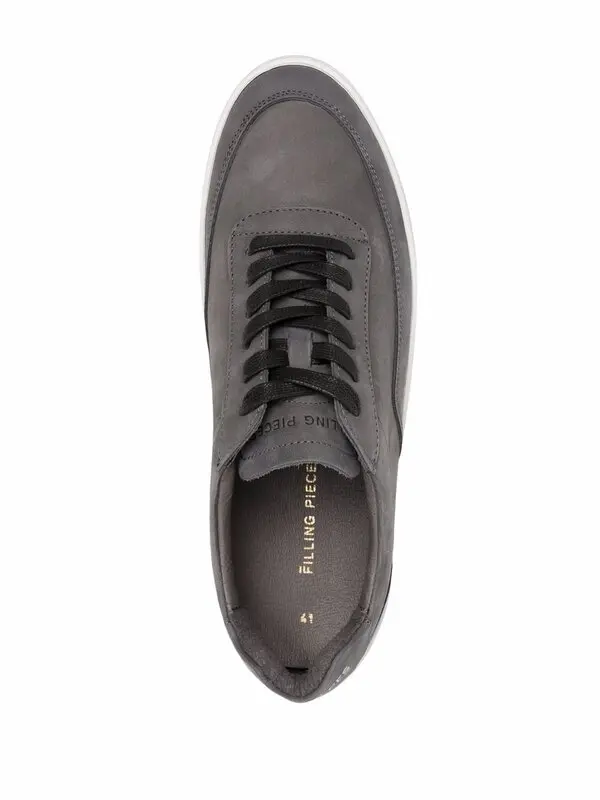 Filling Pieces Leather Low-top Sneakers - Grey