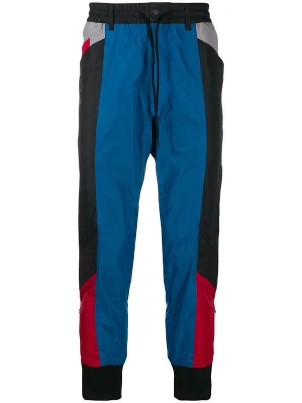 Y3 Colourblock Tapered Track Pants