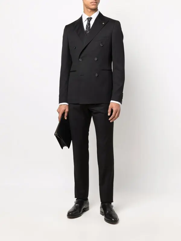 Tagliatore Fitted Double-breasted Suit