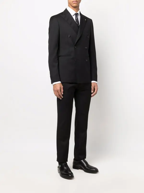 Tagliatore Fitted Double-breasted Suit