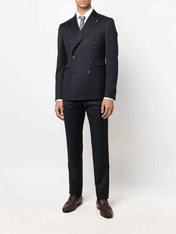 Tagliatore Fitted Double-breasted Suit