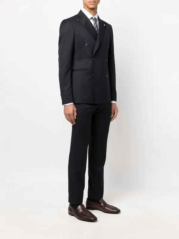 Tagliatore Fitted Double-breasted Suit