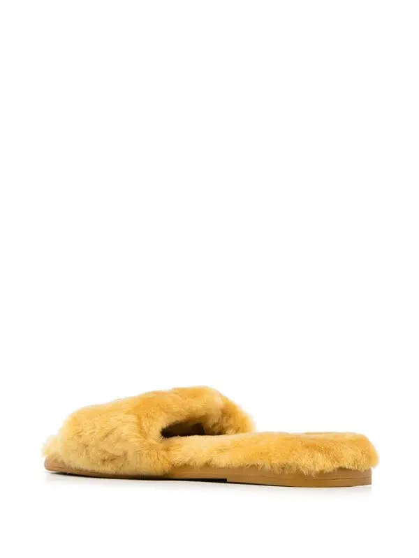 Tory Burch Jeweled Shearling Slides