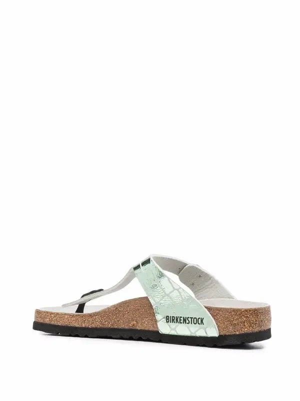 BIRKENSTOCK Crocodile-effect Sandals
