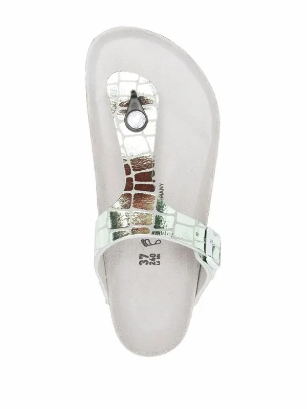BIRKENSTOCK Crocodile-effect Sandals