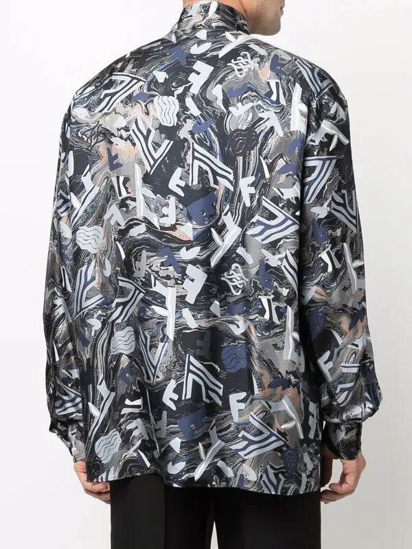 Fendi Abstract Print Shirt