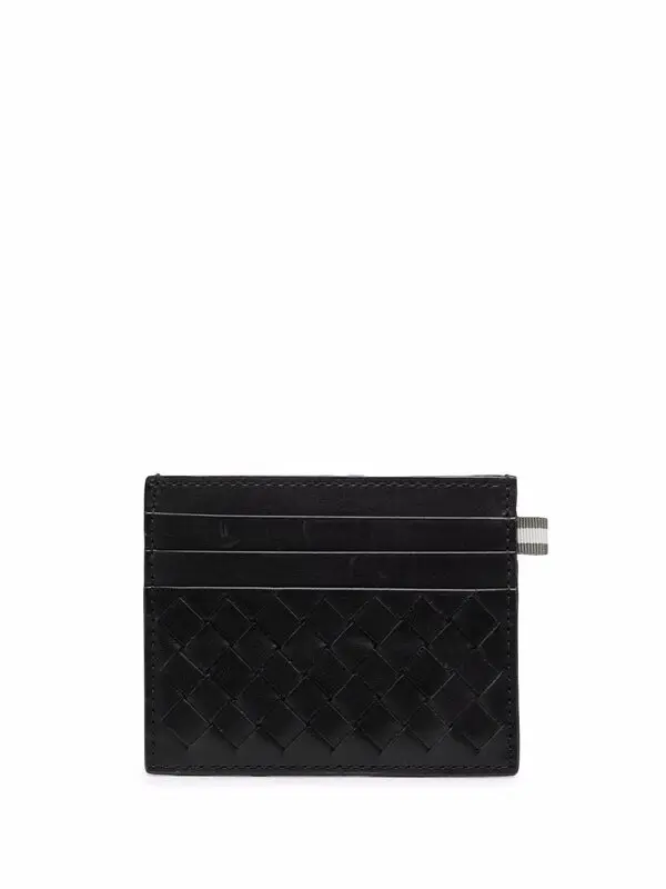 Officine Creative Boudin 122 Interwoven Leather Cardholder
