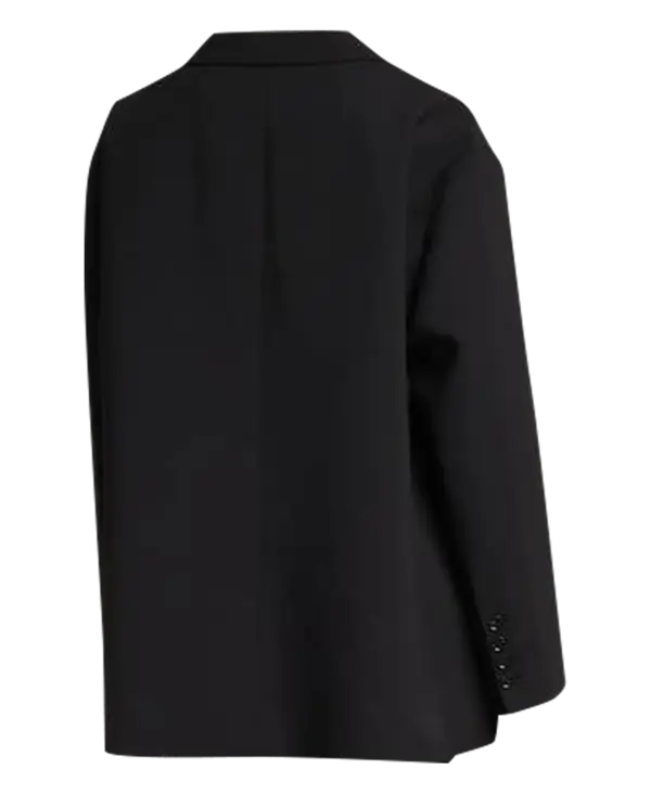 THE FRANKIE SHOP Bea Twill Blazer - Black