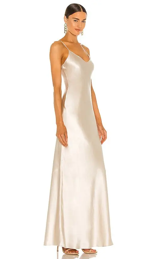 L'Agence Serita Maxi Dress - Champagne