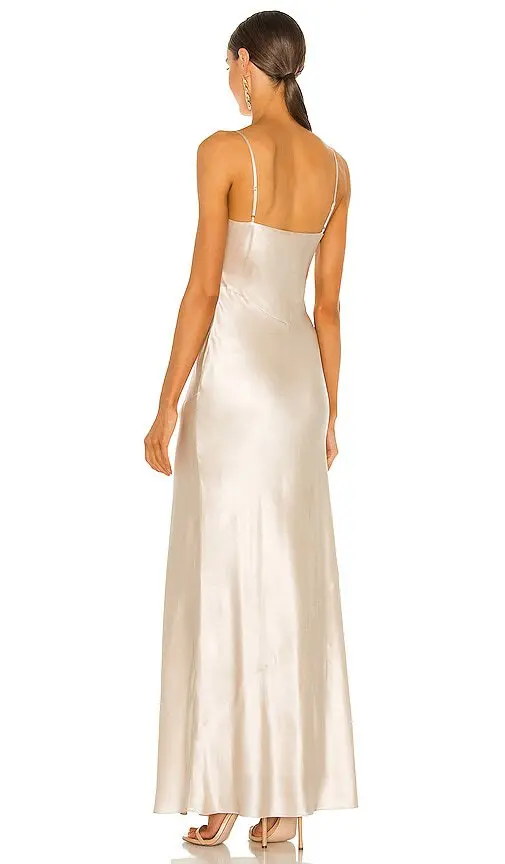 L'Agence Serita Maxi Dress - Champagne