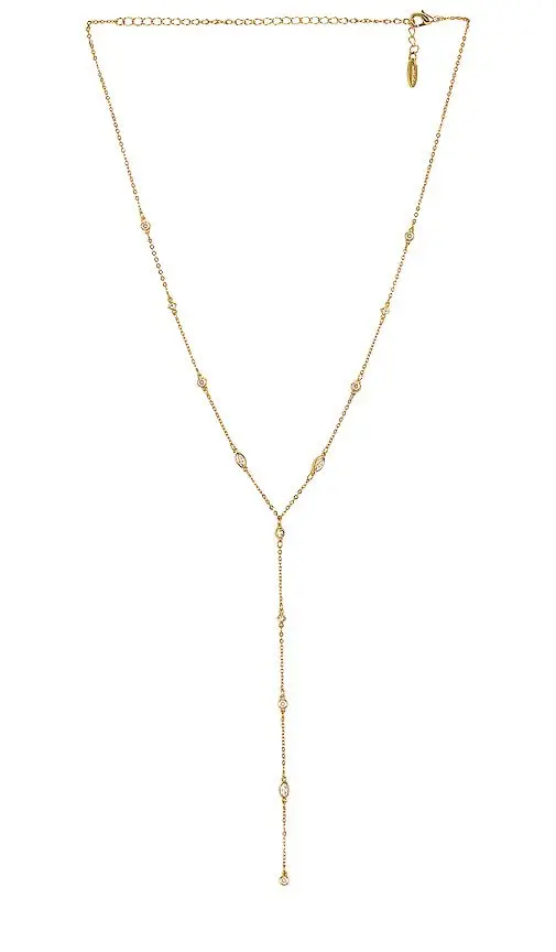 Ettika Plated Crystal Necklace - Gold