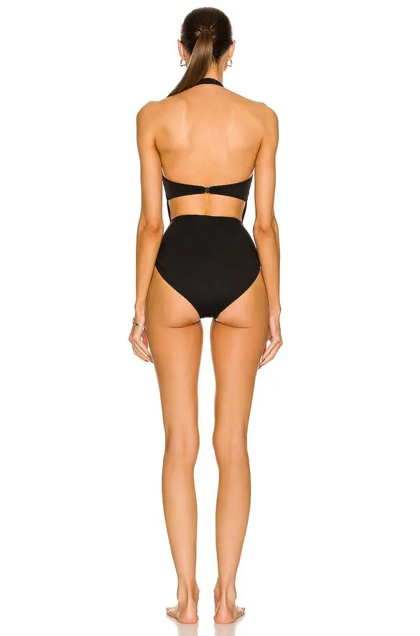 Norma Kamali Underwire Halter Mio Swimsuit