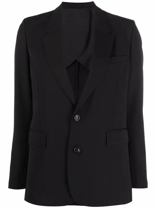 AMI Paris Notched-lapel Single-breasted Blazer