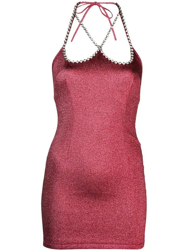 open lace back dress Red Crystal Heart Dress