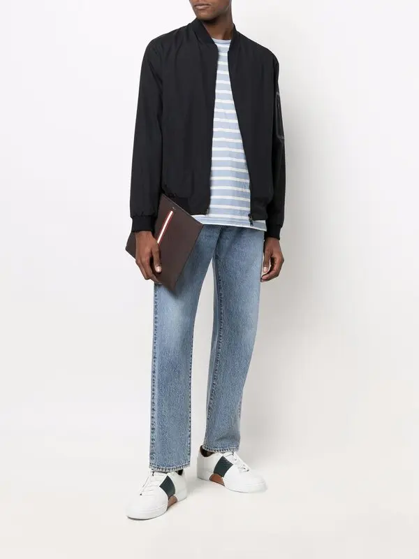 Herno Zip-pocket Bomber Jacket - Black