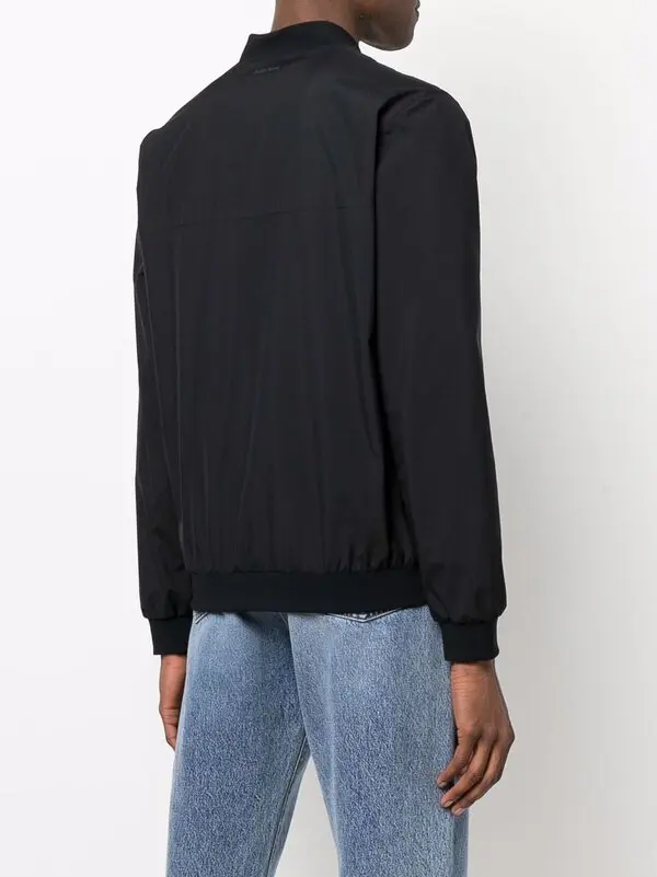 Herno Zip-pocket Bomber Jacket - Black