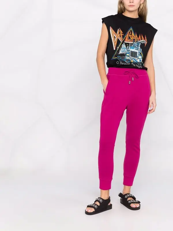 Dsquared2 Icon Print Track Pants - Pink