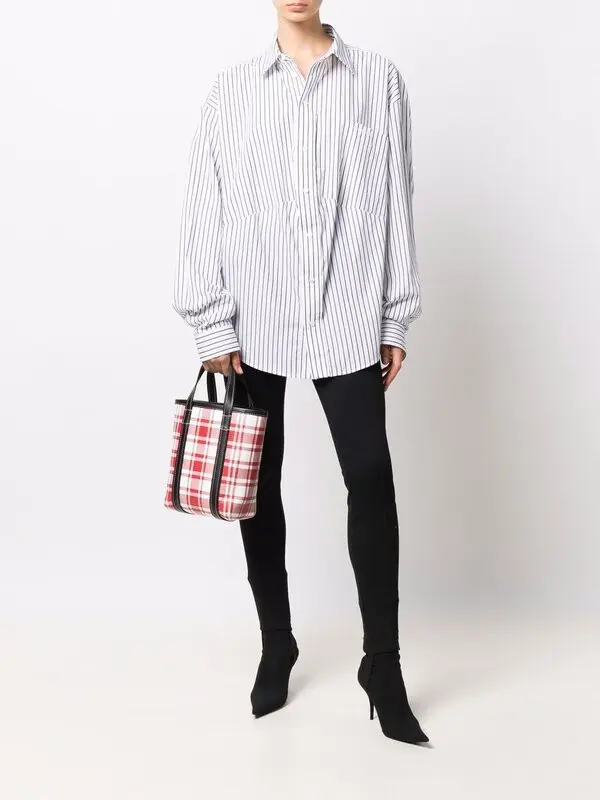 Balenciaga Barbes North-south Small Shopper Bag - Red
