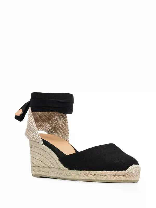 CastaÑer 70mm Carina Espadrilles - Black
