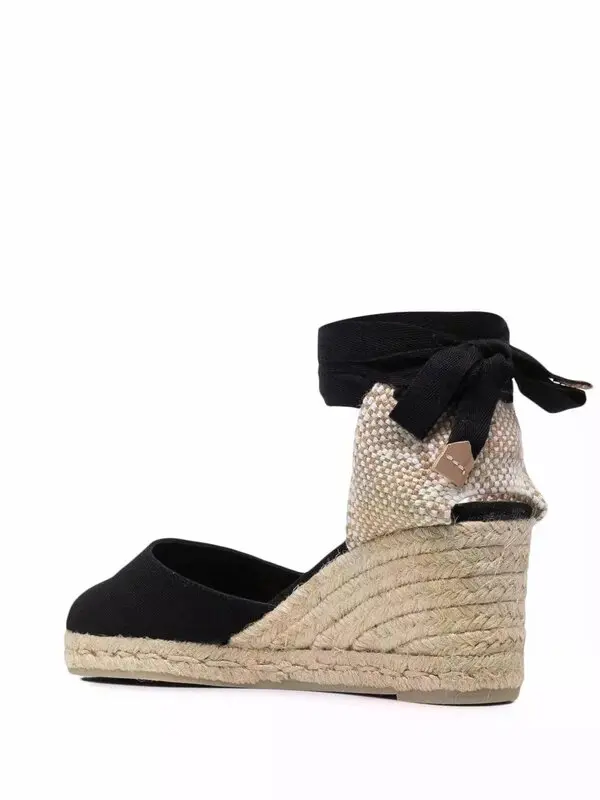 CastaÑer 70mm Carina Espadrilles - Black