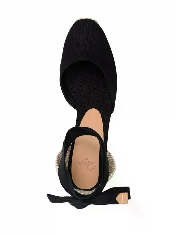 CastaÑer 70mm Carina Espadrilles - Black