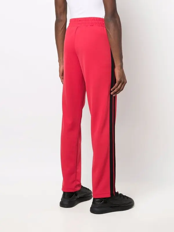 Palm Angels Side-stripe Track Pants - Red