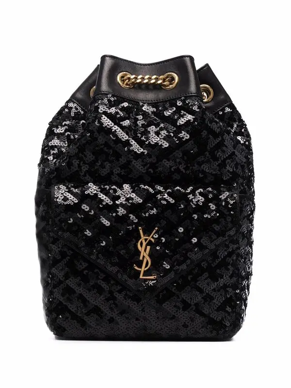 Saint Laurent Joe Sequin-embellished Backpack