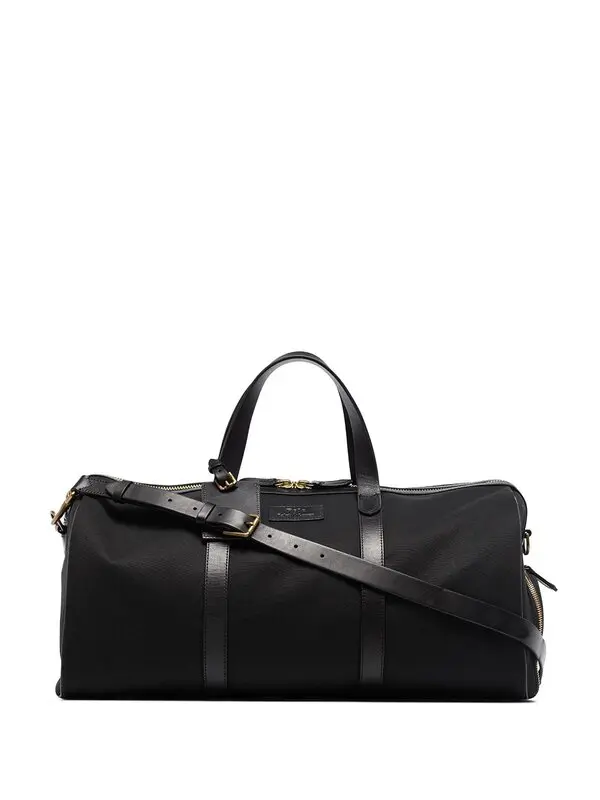 Polo Ralph Lauren Logo-patch Canvas Holdall - Black