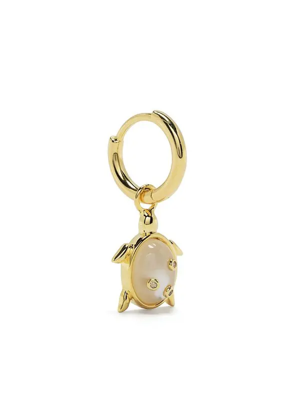 ESHVI Single Turtle Hoop Earring