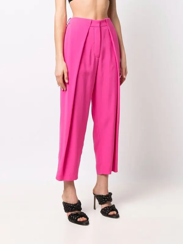 Balmain Pleated High-waisted Trousers