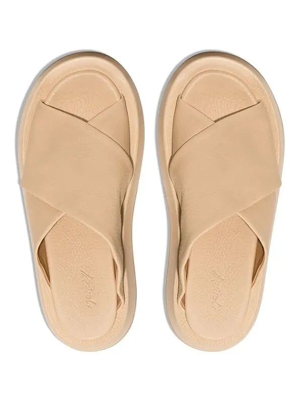 Marsèll Crossover-strap Platform Sandals - Neutrals